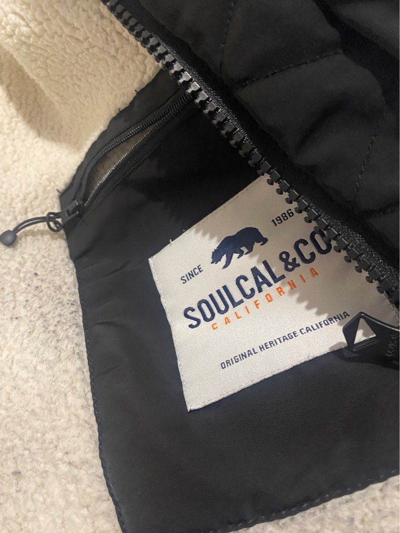 Soulcal & Co 2 Zip Bubble Men’s Jacket, Men's Fashion, Coats, Jackets ...