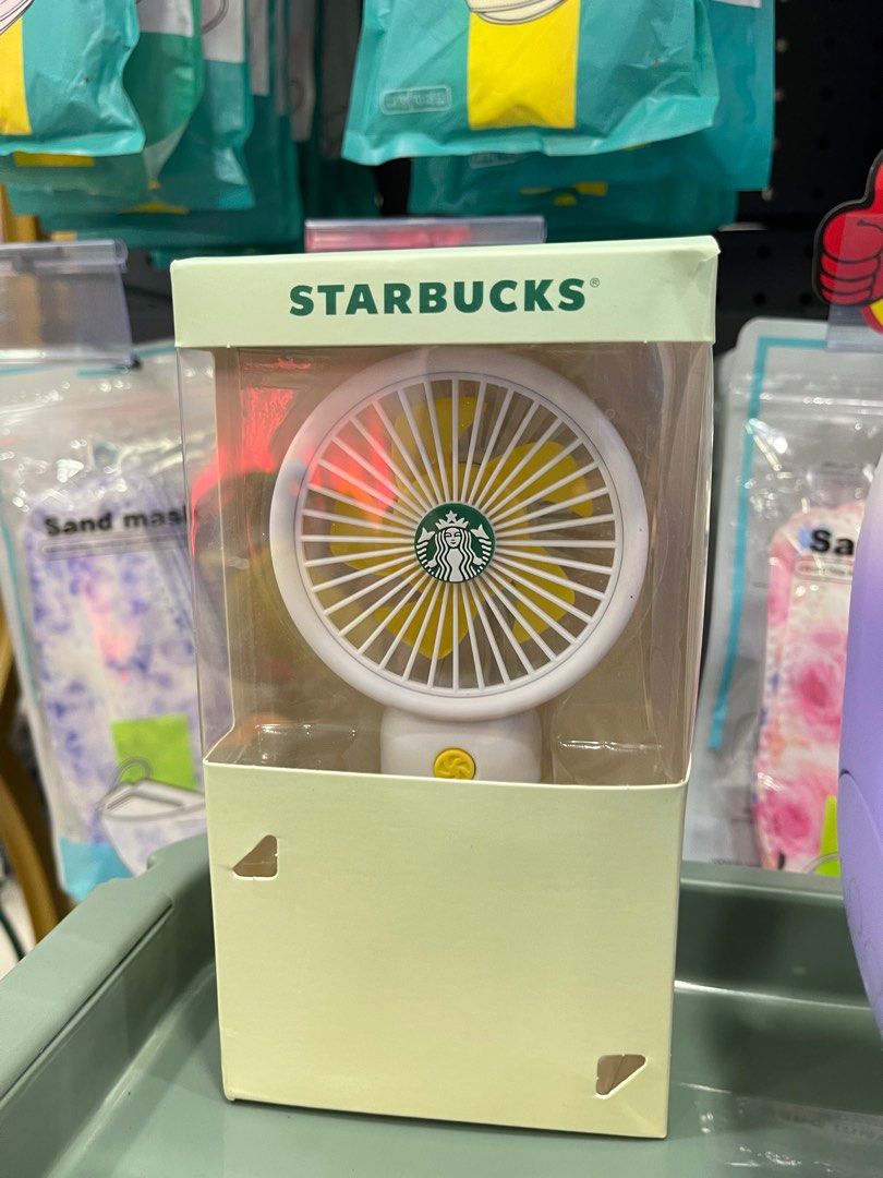 Starbucks fan, Furniture & Home Living, Lighting & Fans, Fans on Carousell