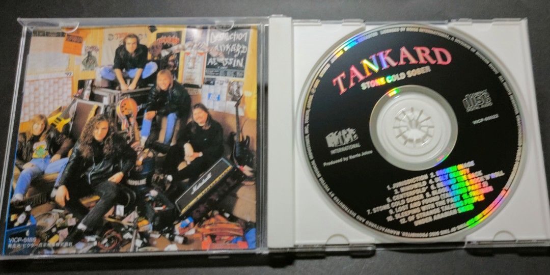 Stone Cold Sober - Tankard (CD, Japan, 1992), Hobbies & Toys, Music ...