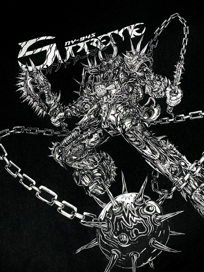 Supreme metal chrome robo, Men's Fashion, Tops & Sets, Tshirts & Polo ...