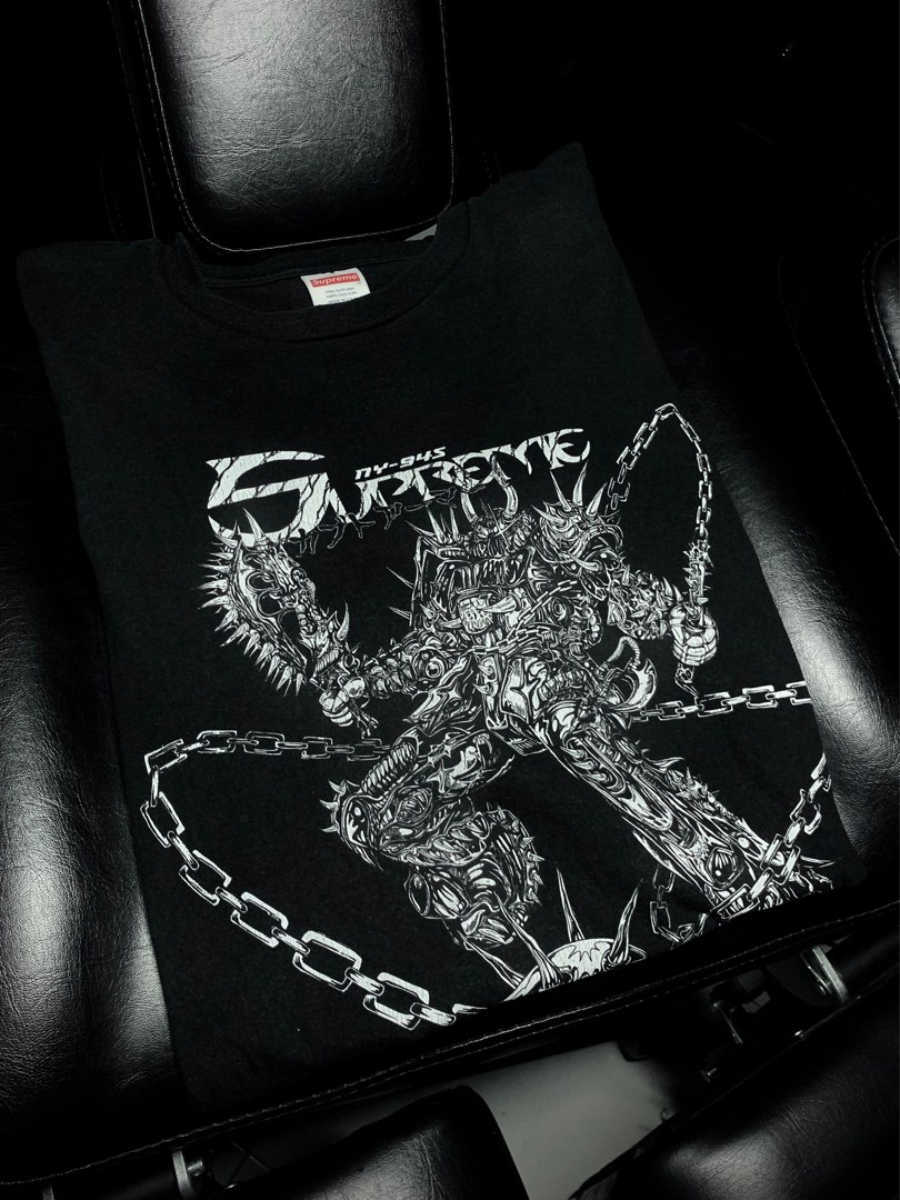 Supreme metal chrome robo, Men's Fashion, Tops & Sets, Tshirts & Polo ...