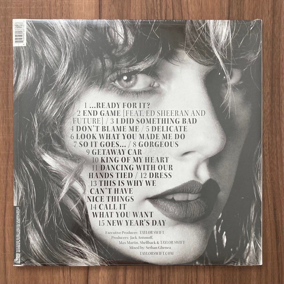 Taylor Swift - Reputation (Picture Disc) 2LP vinyl, Hobbies & Toys ...