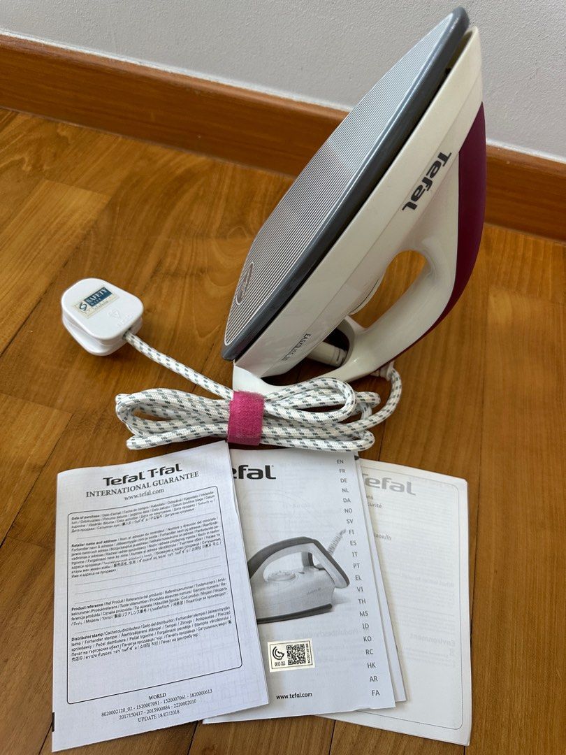 Tefal Easygliss 1200W Dry Iron FS4030, TV & Home Appliances, Irons & Steamers on Carousell