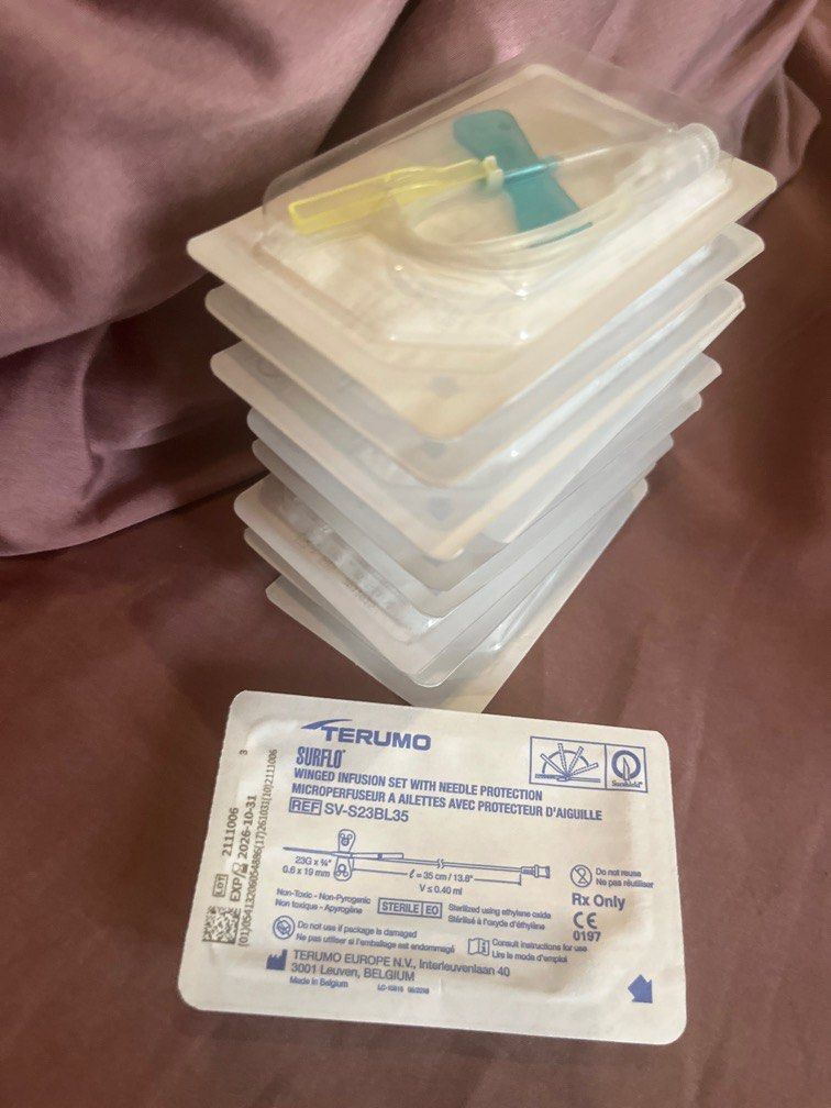 Terumo butterfly needles, Health & Nutrition, Medical Supplies & Tools ...