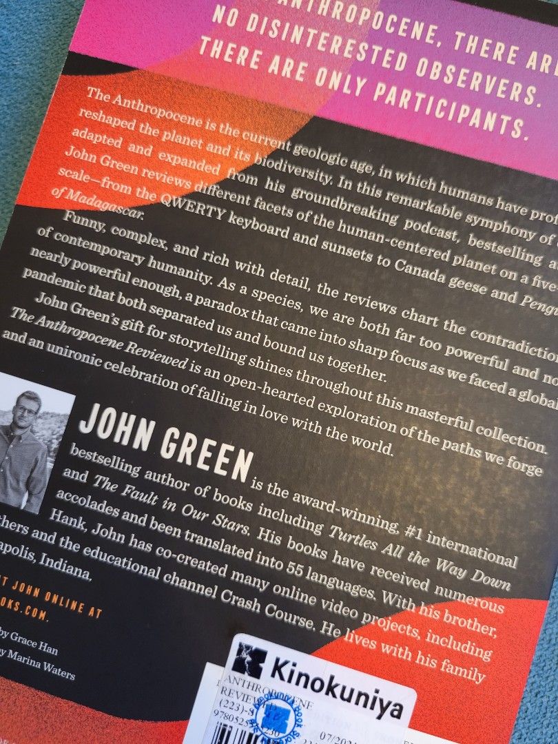 The Anthropocene Reviewed, Hobbies & Toys, Books & Magazines, Textbooks ...