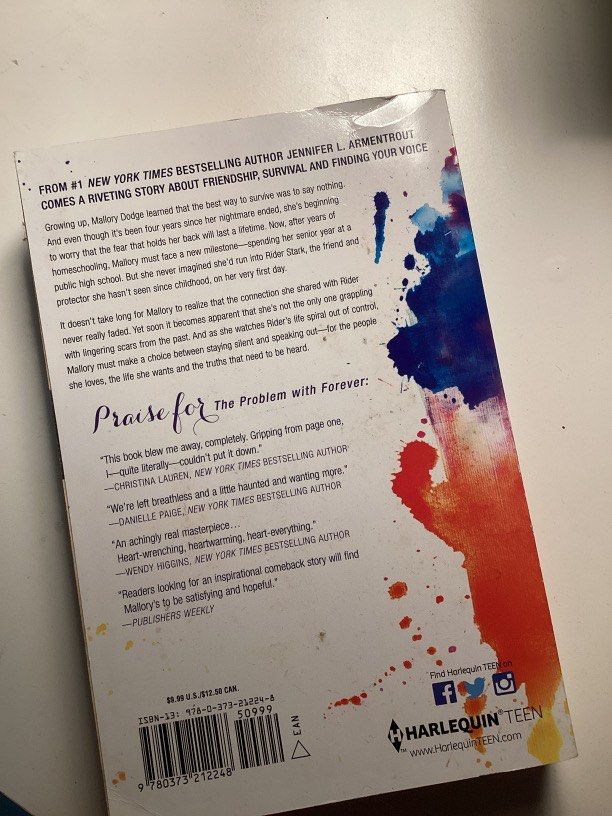 The problem with forever, Hobbies & Toys, Books & Magazines, Fiction ...