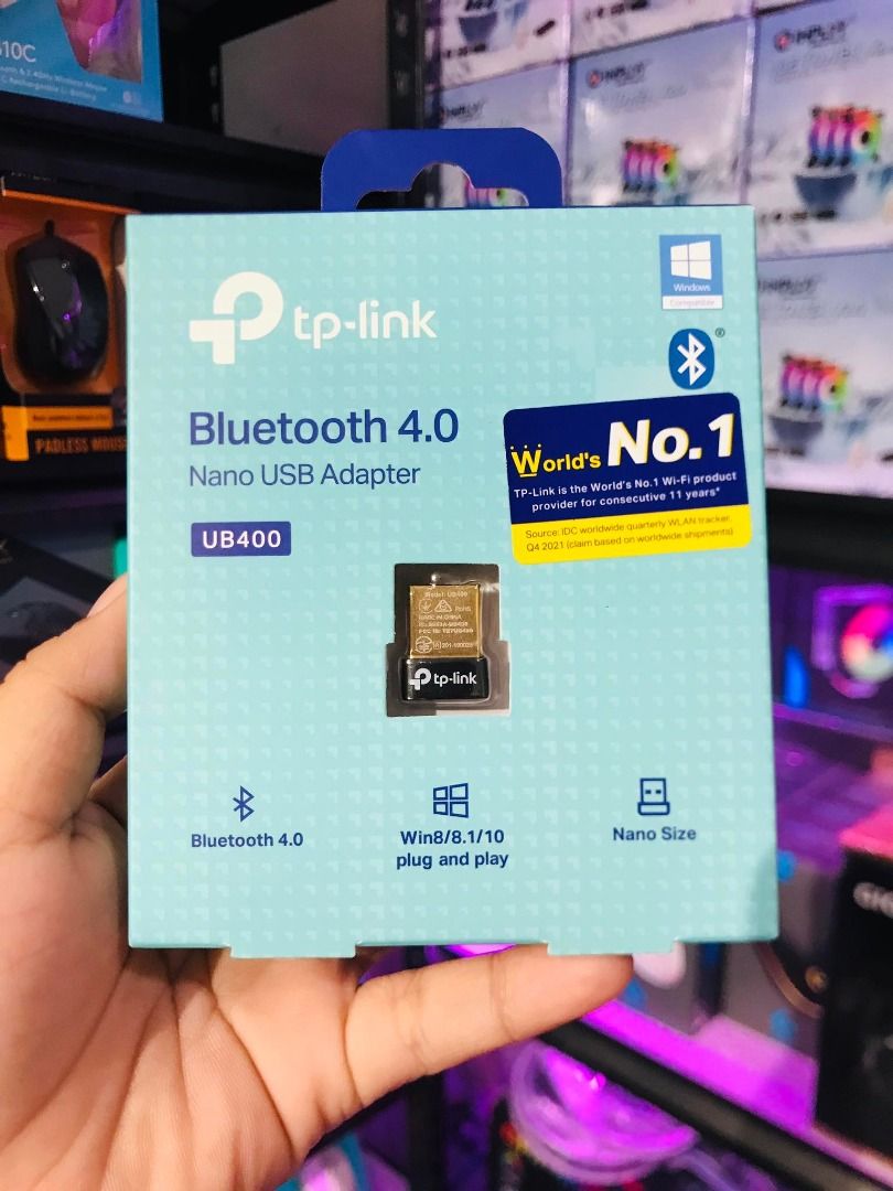 TP-Link UB400 Nano USB Bluetooth 4.0 Adapter | Bluetooth Receiver ...