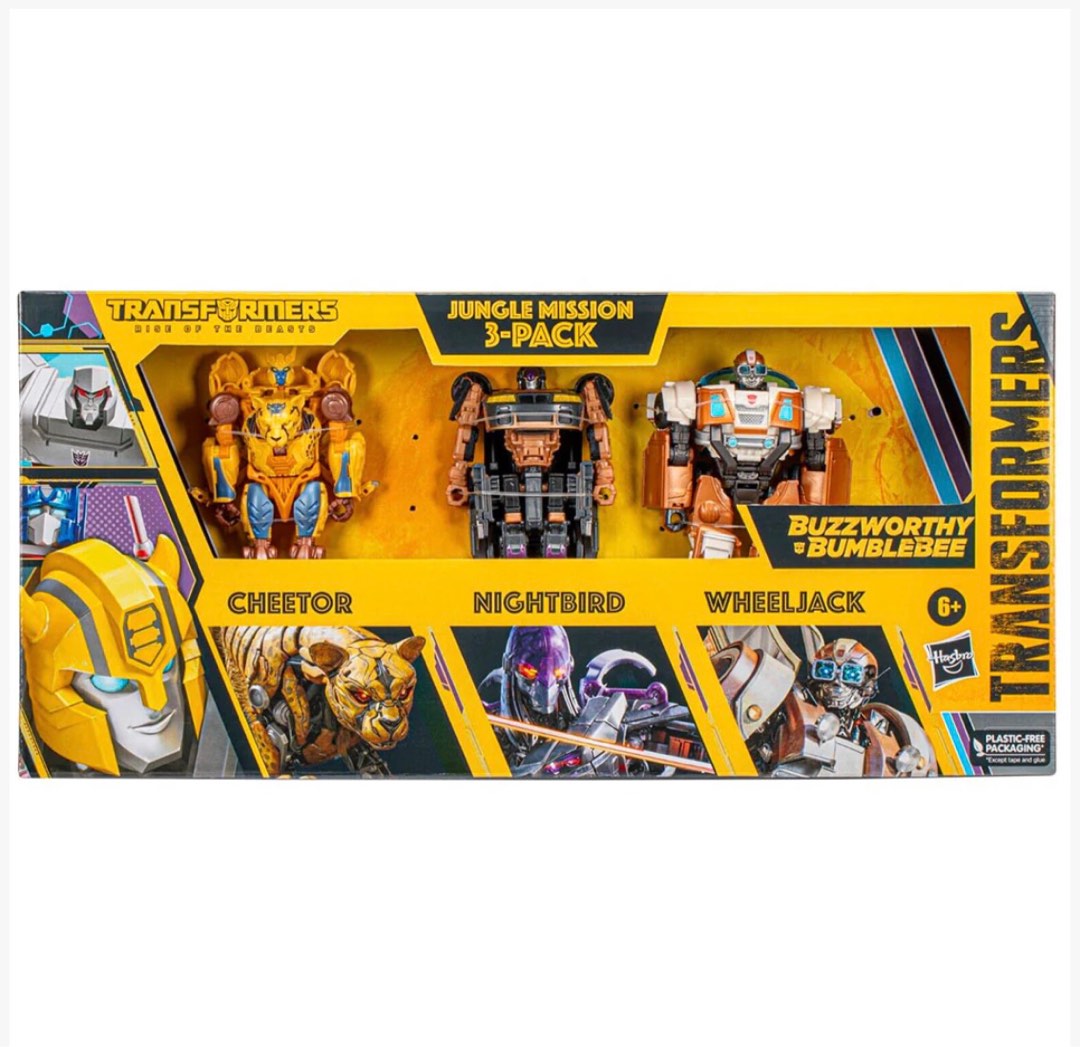 Transformers Rise Of The Beasts Jungle Mission Action Figure Set of 3 ...
