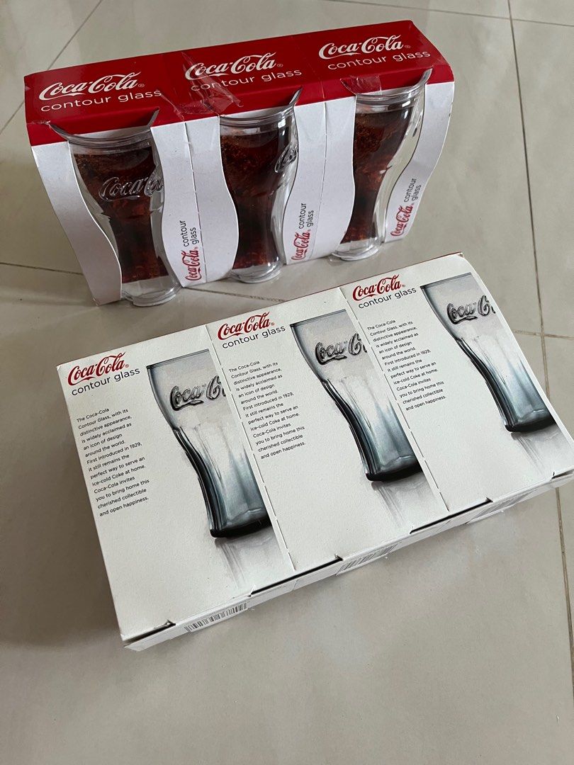 vintage coca cola cups, Furniture & Home Living, Kitchenware ...