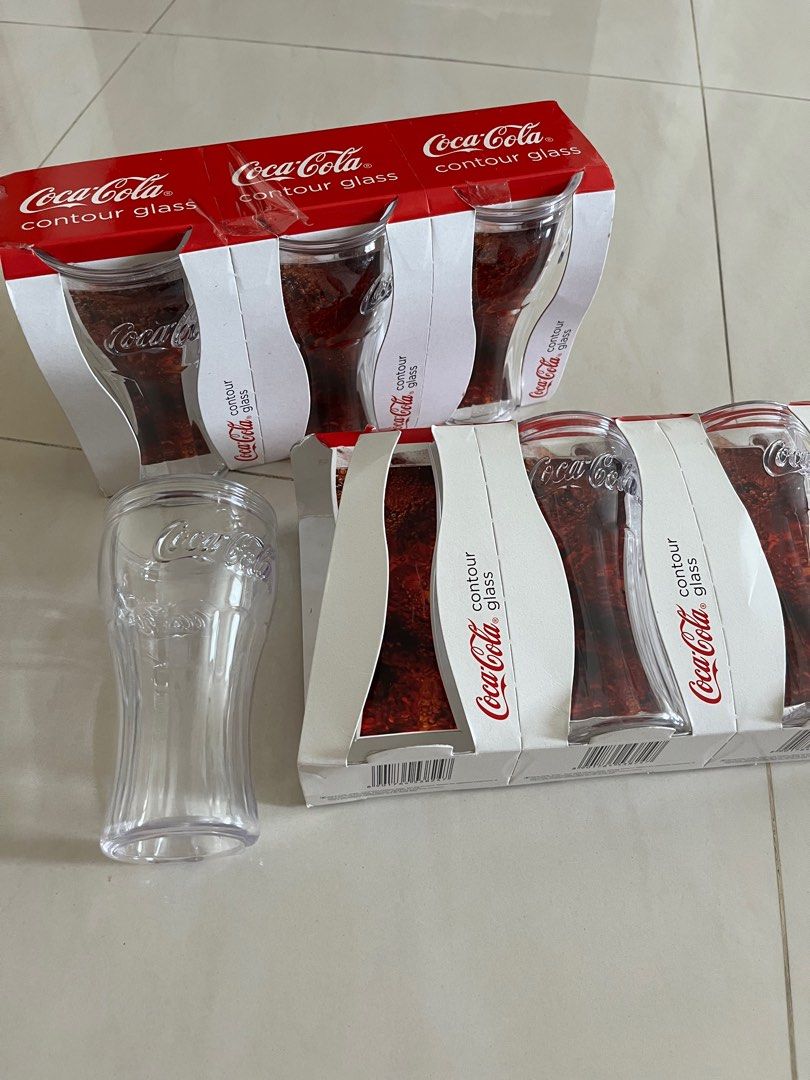 vintage coca cola cups, Furniture & Home Living, Kitchenware ...
