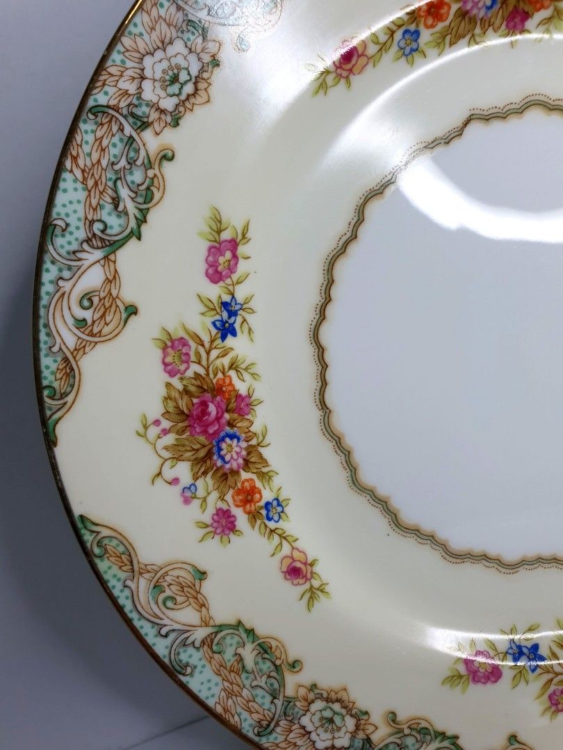 4@$38 Vintage Made in Japan Jyoto porcelain salad serving plates ...