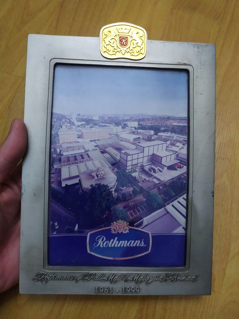 Vintage Rothmans Of Pall Mall (Malaysia) Berhad Pewter Photo Frame, Hobbies & Toys, Collectibles ...