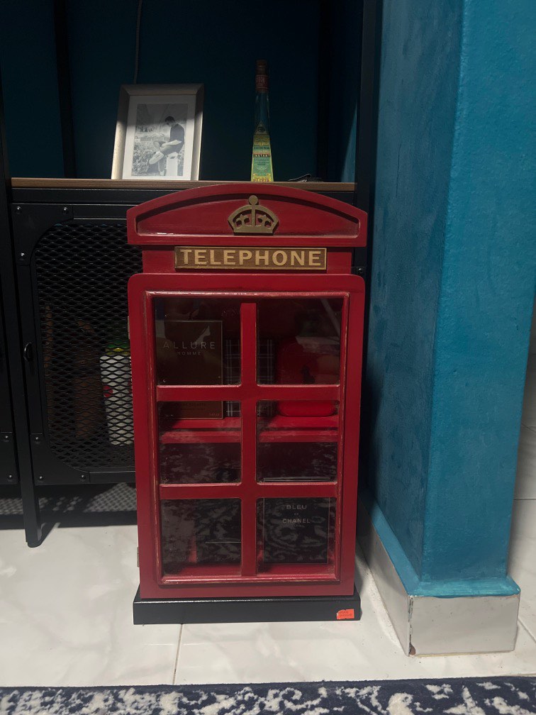 Vintage Telephone booth rack, Furniture & Home Living, Home Decor, Wall ...
