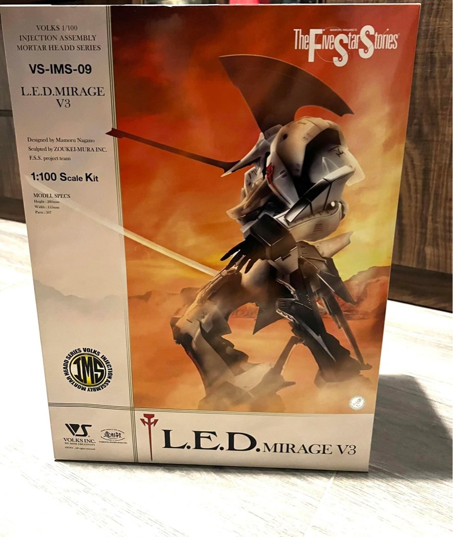 清櫃 全新VOLKS IMS 1/100 LED MIRAGE V3 FSS 五星物語 最強幻象, 興趣及遊戲, 玩具 & 遊戲類 - Carousell