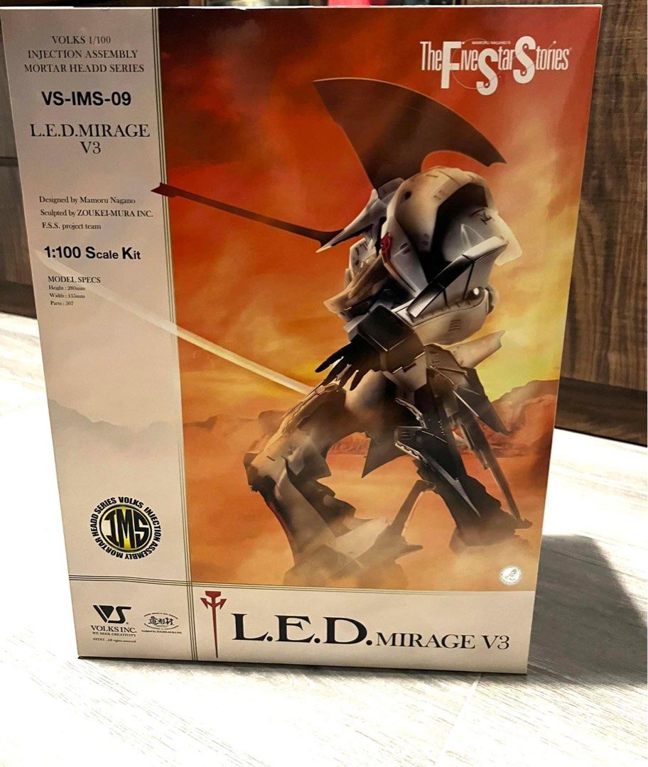 清櫃 全新VOLKS IMS 1/100 LED MIRAGE V3 FSS 五星物語 最強幻象, 興趣及遊戲, 玩具 & 遊戲類 - Carousell