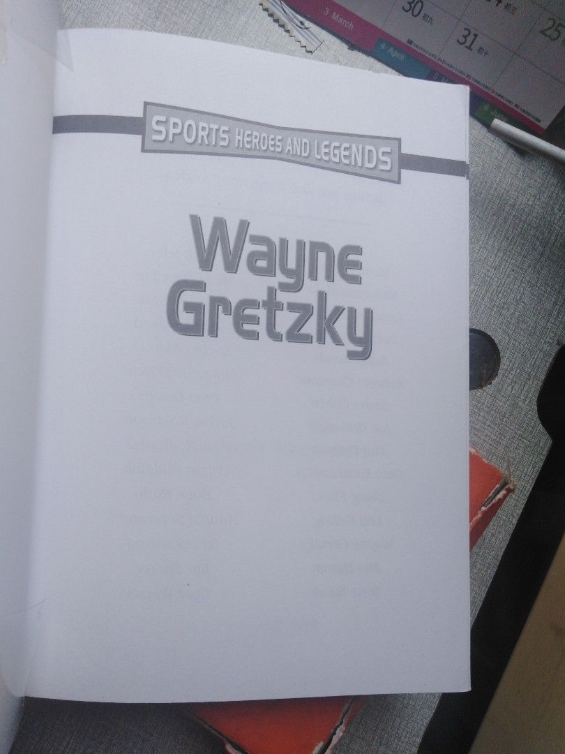 wayne Gretzky biography book on Carousell