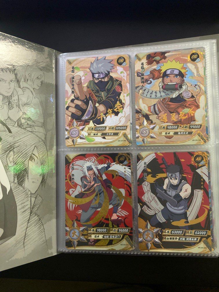 Naruto kayou cards with binder, Hobbies & Toys, Toys & Games on Carousell