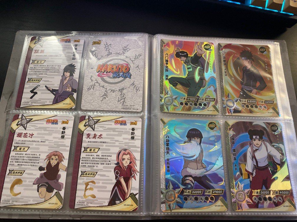 Naruto kayou cards with binder, Hobbies & Toys, Toys & Games on Carousell