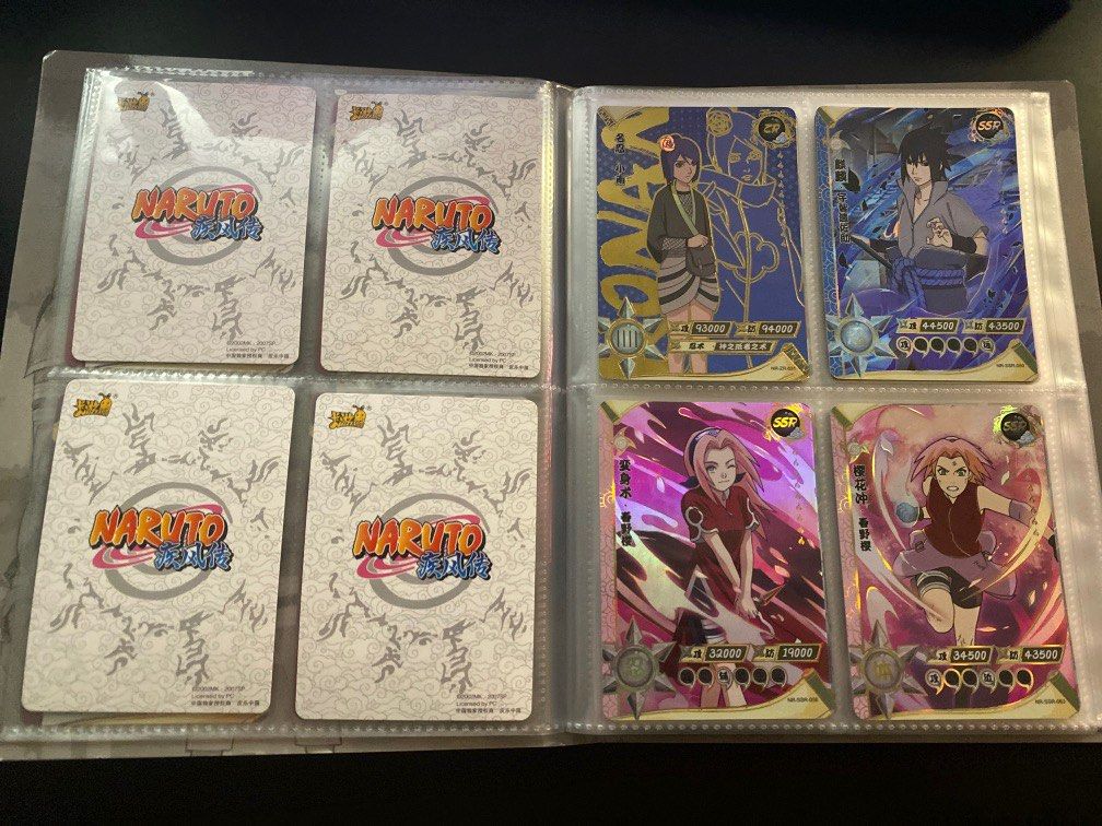 Naruto kayou cards with binder, Hobbies & Toys, Toys & Games on Carousell
