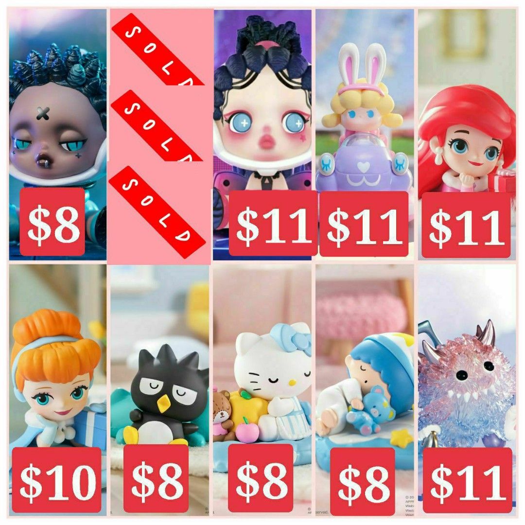 WTS: Popmart Conjuring Dimoo Aquarium Jurassic Flapjacks Skullpanda ...