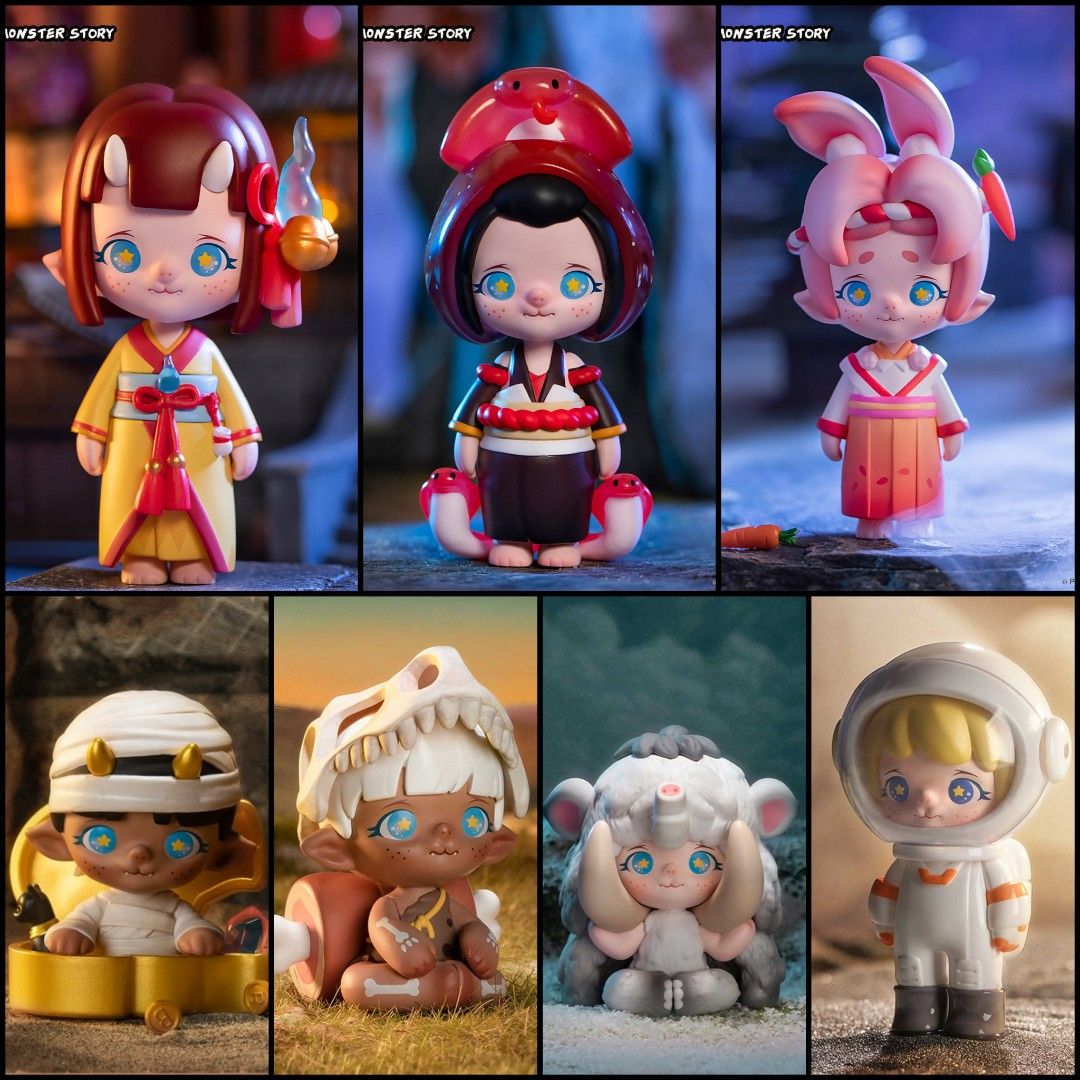 WTS/WTT Popmart Zoe Fantastic Museum series: Astronaut, Mummy, Mammoth ...