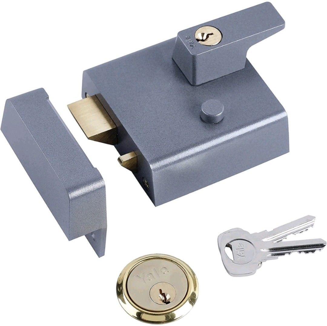 Yale Double Locking Nightlatch, Furniture & Home Living, Security ...