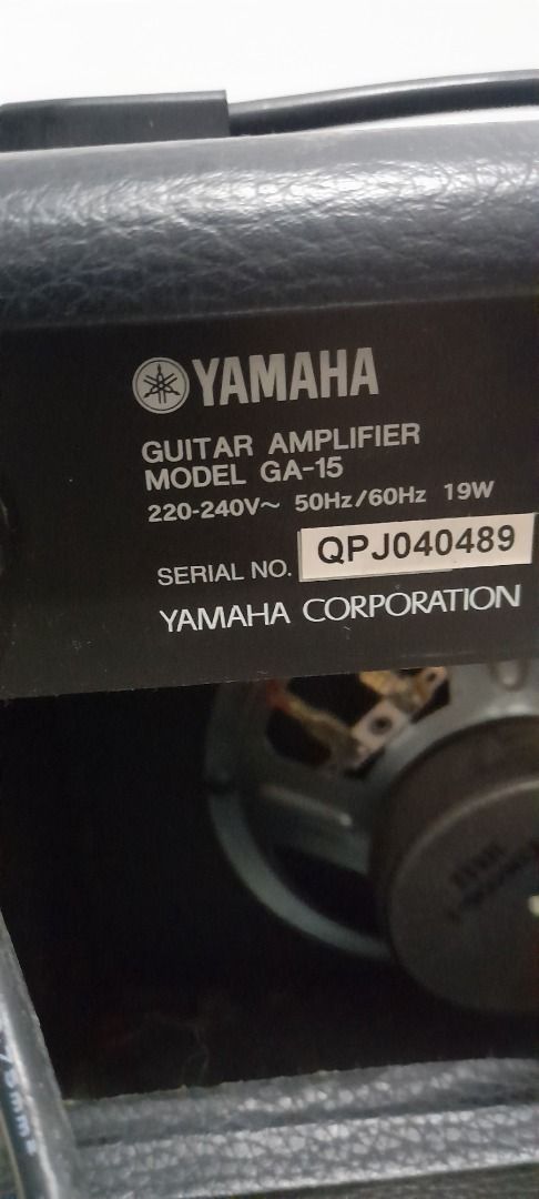 YAMAHA GA15 GUITAR AMPLIFIER, Audio, Soundbars, Speakers & Amplifiers ...