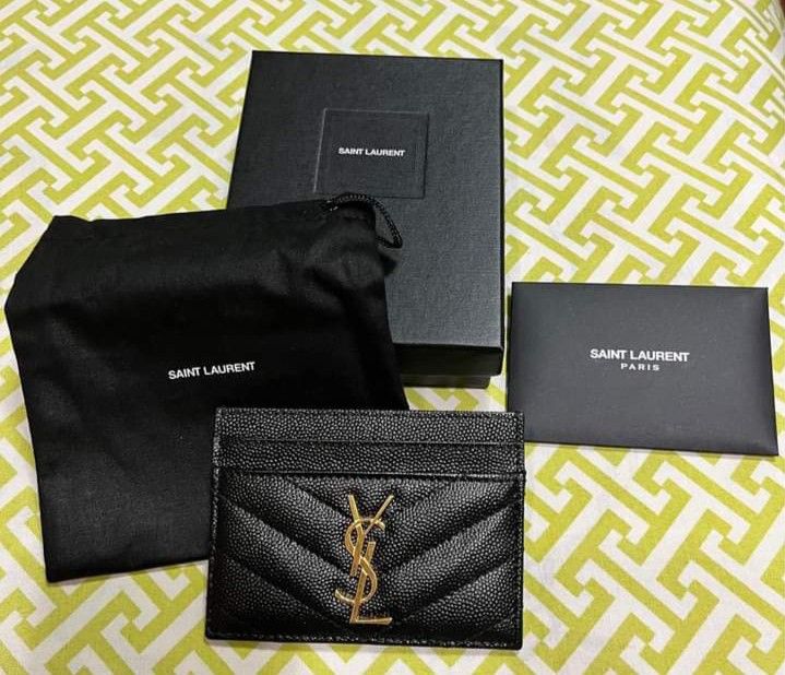 ysl card holder on Carousell
