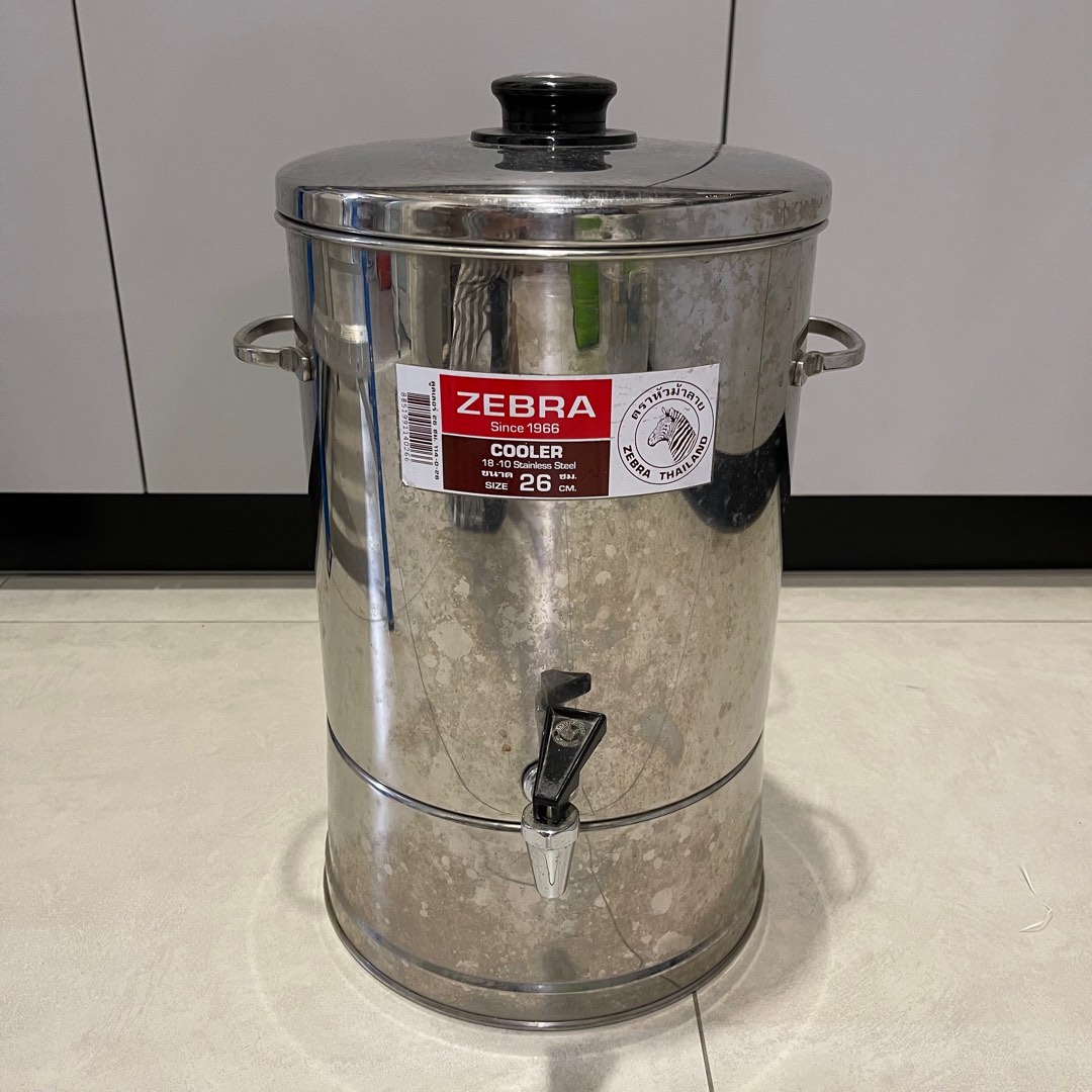 Zebra SUS304 Stainless Steel Standard Cooler (26 cm), Furniture & Home ...
