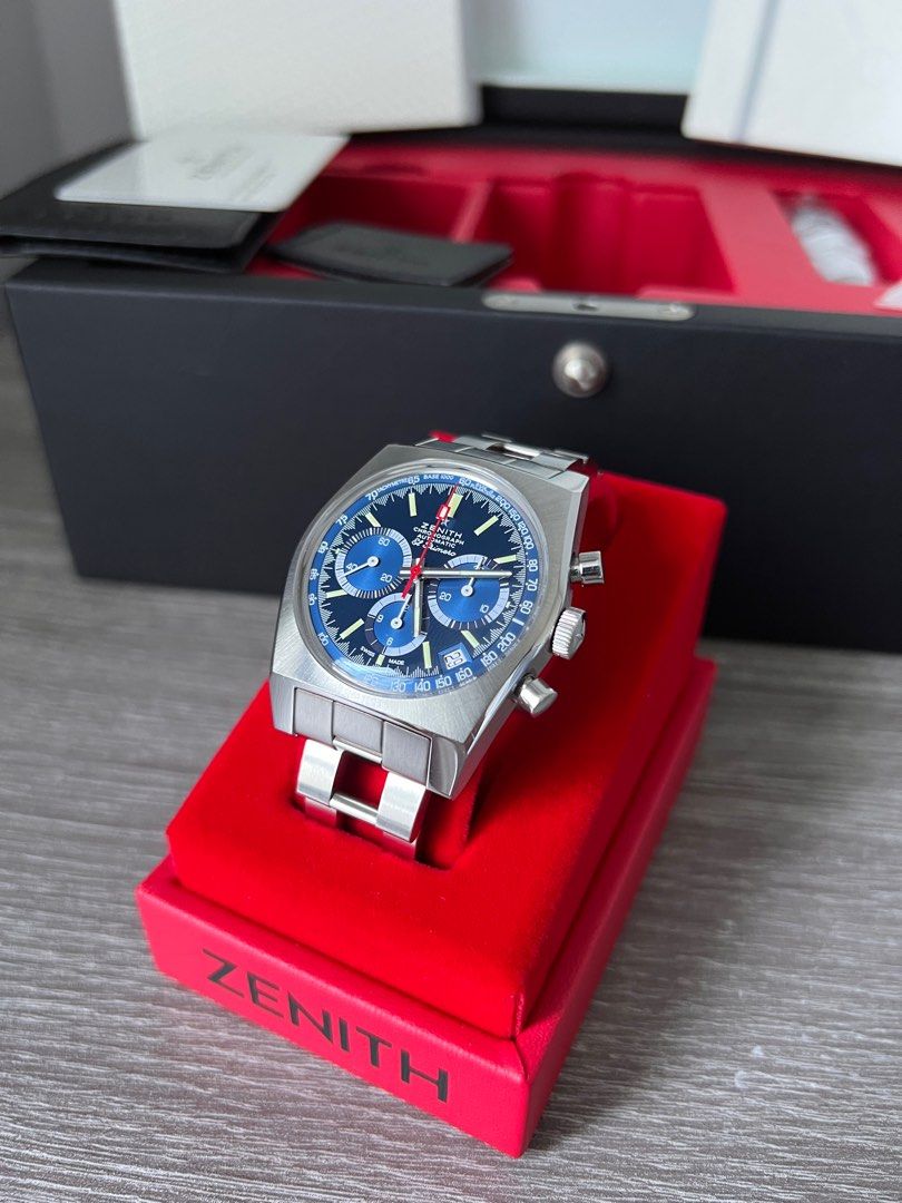 Zenith Cover Girl Revival A3818 Revolution x The Rake Chronomaster El ...