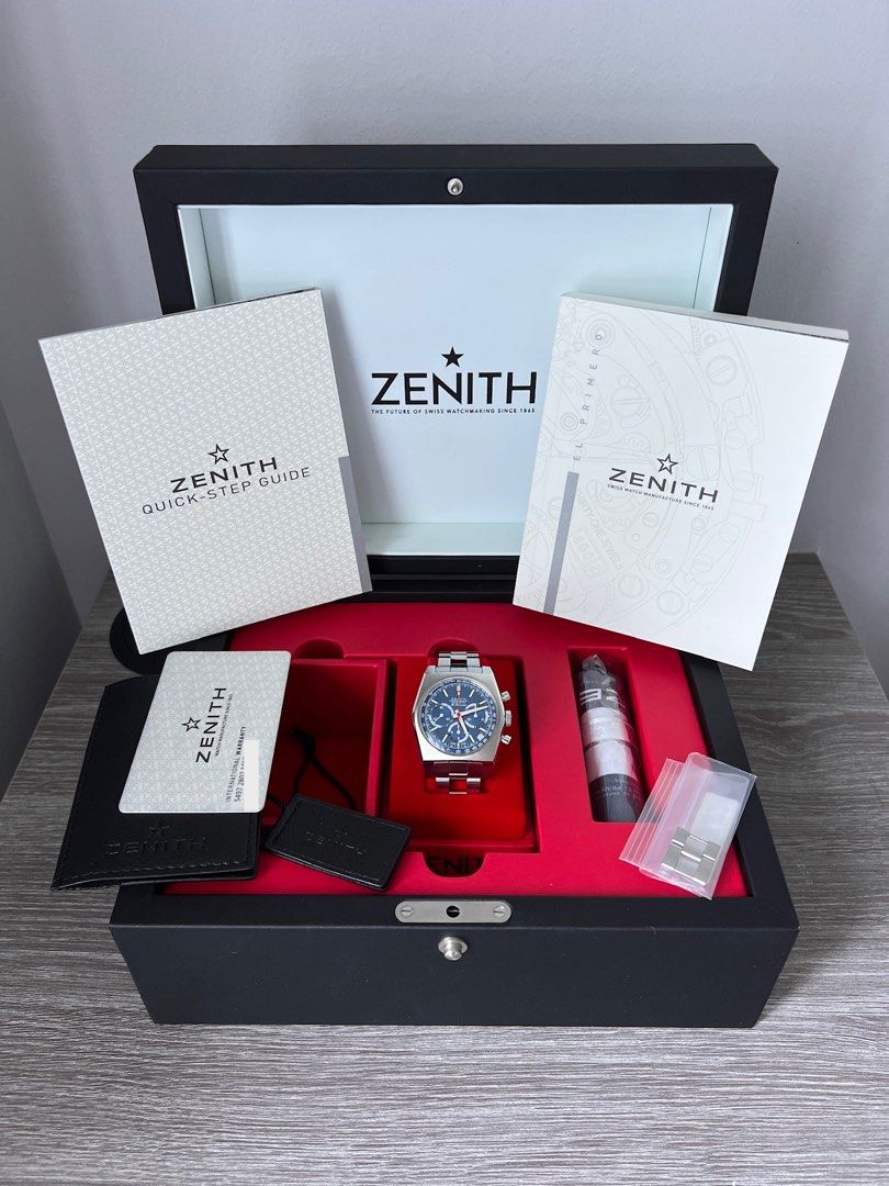 Zenith Cover Girl Revival A3818 Revolution x The Rake Chronomaster El ...