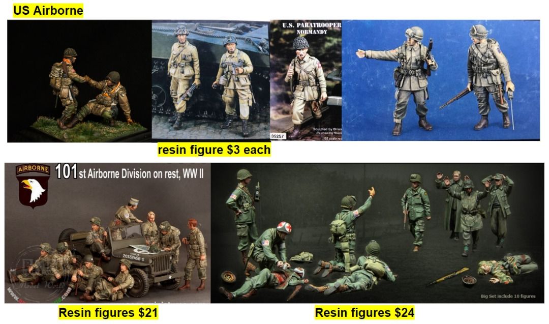1/35 models WWII Collection of US Army of US Marines, Hobbies & Toys ...