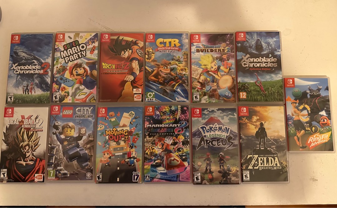 13 Nintendo Switch Boxes NO game, Video Gaming, Video Games, Nintendo ...