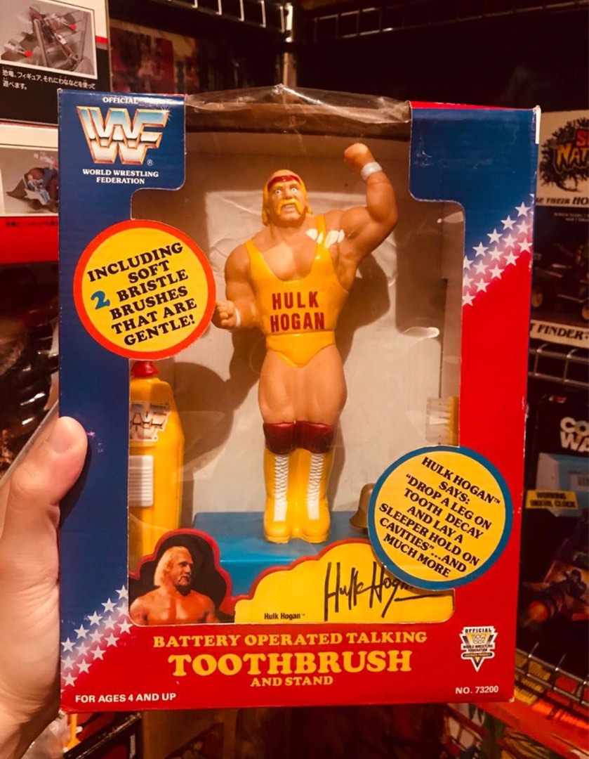 1991 Vintage WWF Hulk Hogan toothbrush EXTREME RARITY, Hobbies & Toys ...