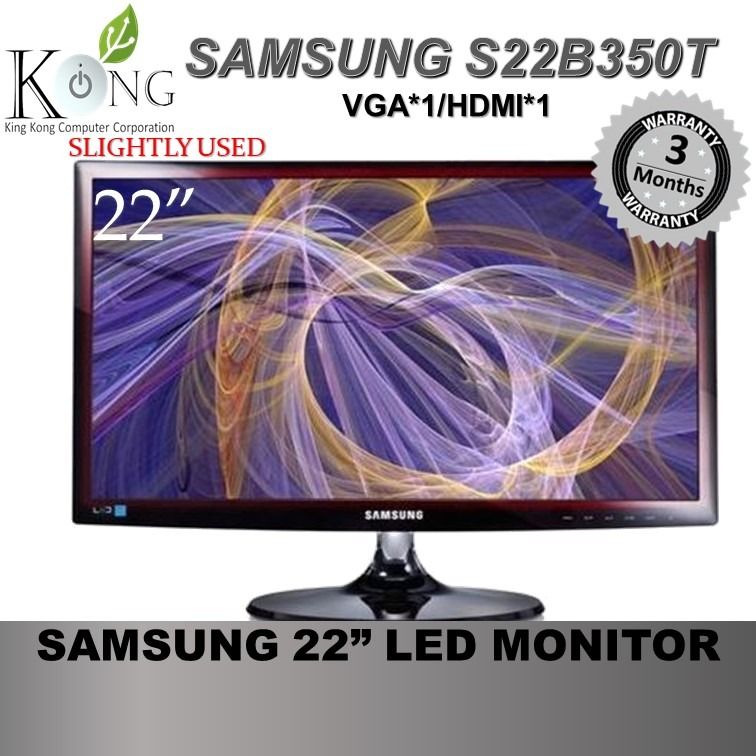 22' inch. LED Monitor SAMSUNG (Sync master) used, Computers & Tech ...