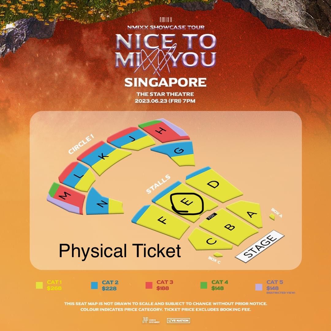 3x Nmixx Cat 1 ticket, Tickets & Vouchers, Event Tickets on Carousell