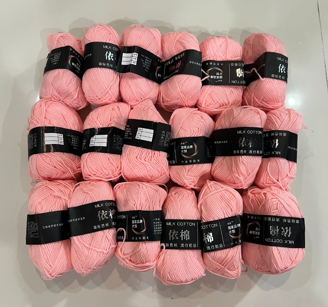 4PLY MILK YARN - CODE 49, Hobbies & Toys, Stationery & Craft, Handmade ...