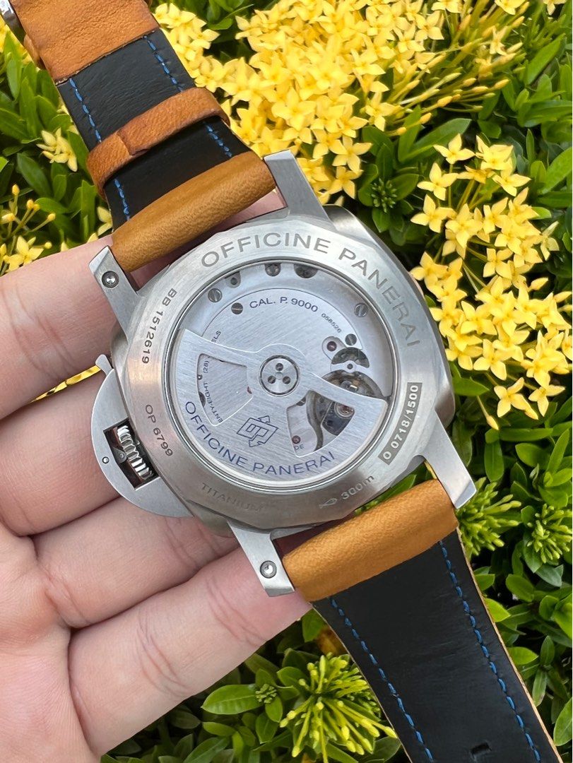 [ SOLD ] [Full Set] Panerai Luminor Marina 1950 3 Days Titanium PAM 351 ...
