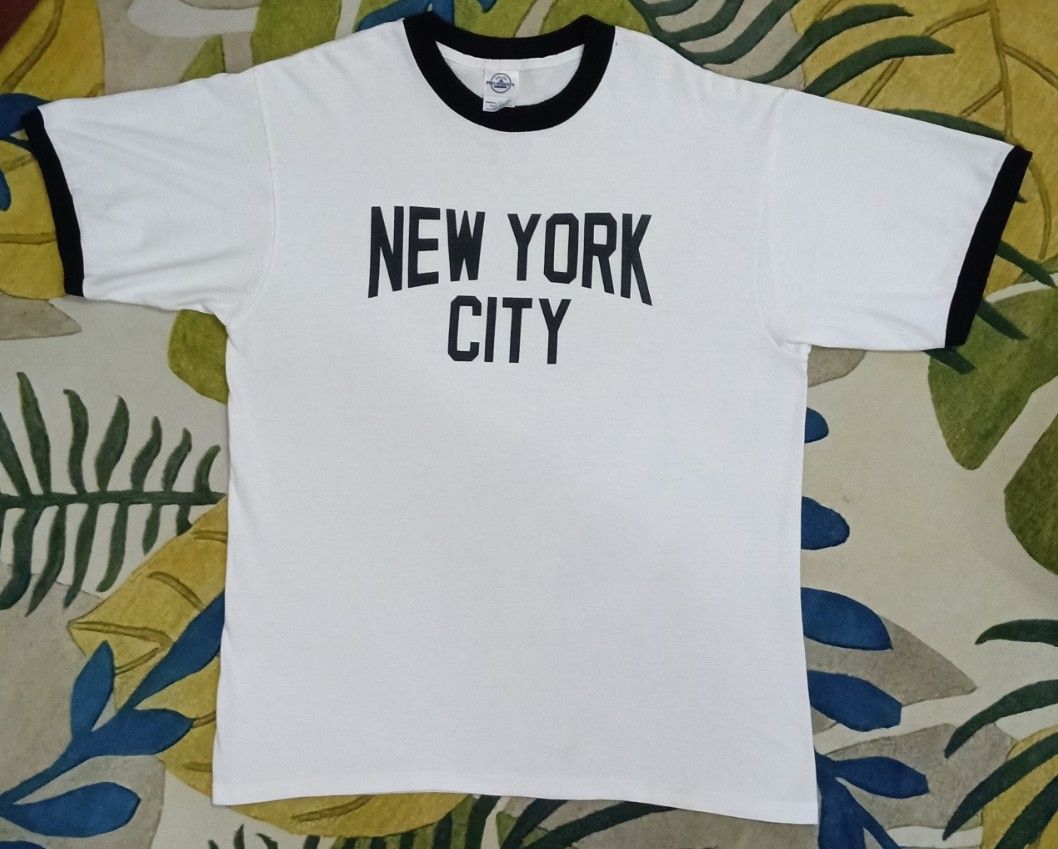 [ L ] - Vintage John Lennon New York City Ringer Tee, Men's Fashion, Tops & Sets, Tshirts & Polo ...