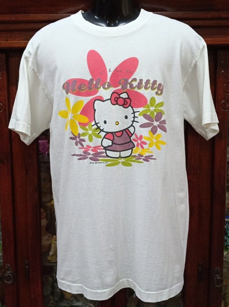 [ M ] - Vintage 90s Club Hello Kitty Tee, Men's Fashion, Tops & Sets ...