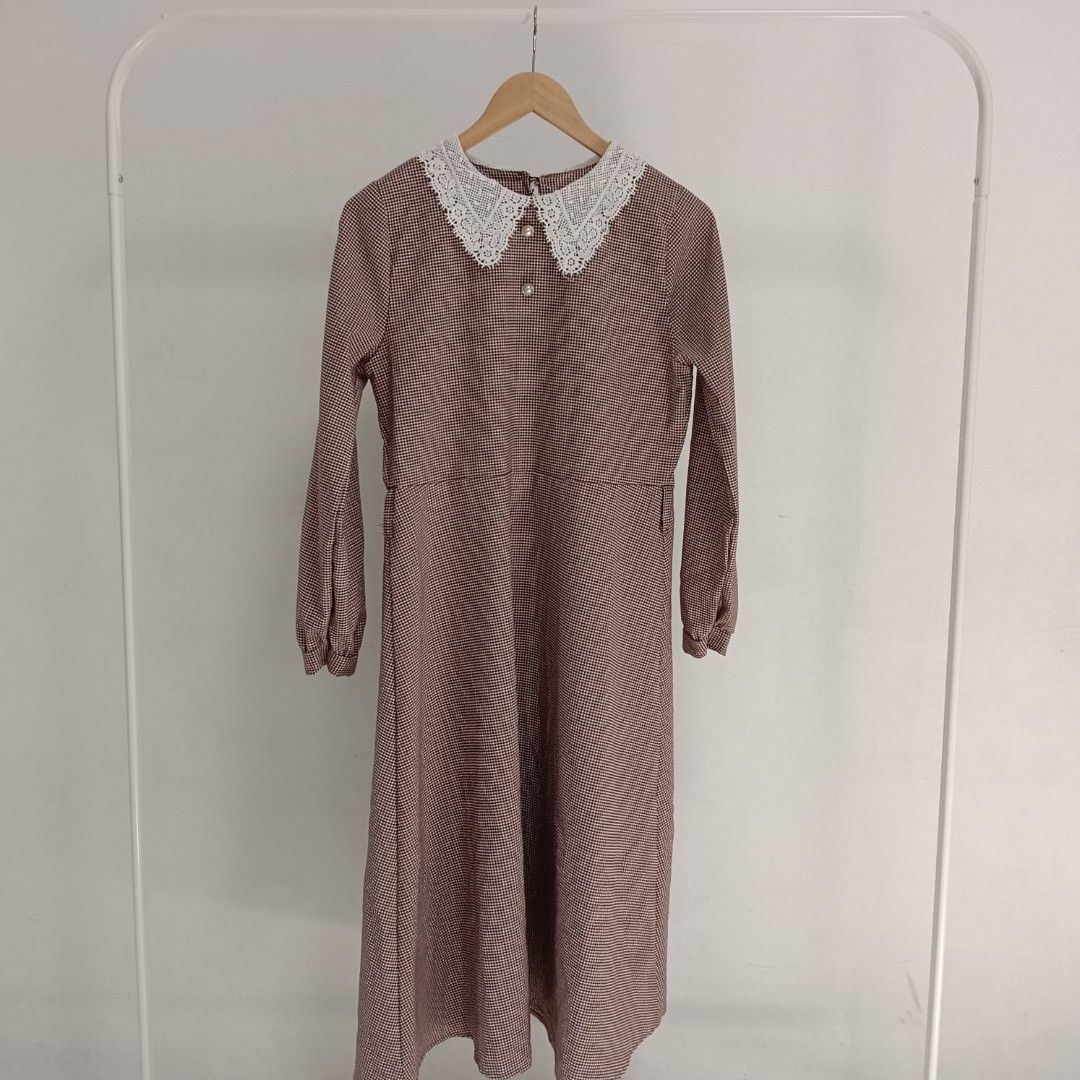 Ann Story Korea vintage dress, Fesyen Wanita, Pakaian Wanita, Gaun ...