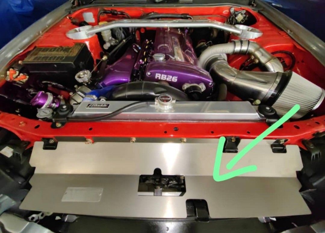 ARC TITANIUM COOLING PANEL R34 GTT, Auto Accessories on Carousell