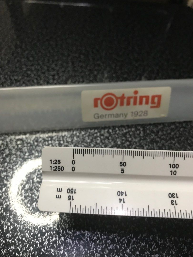 architectural scale ORIGINAL rotring on Carousell