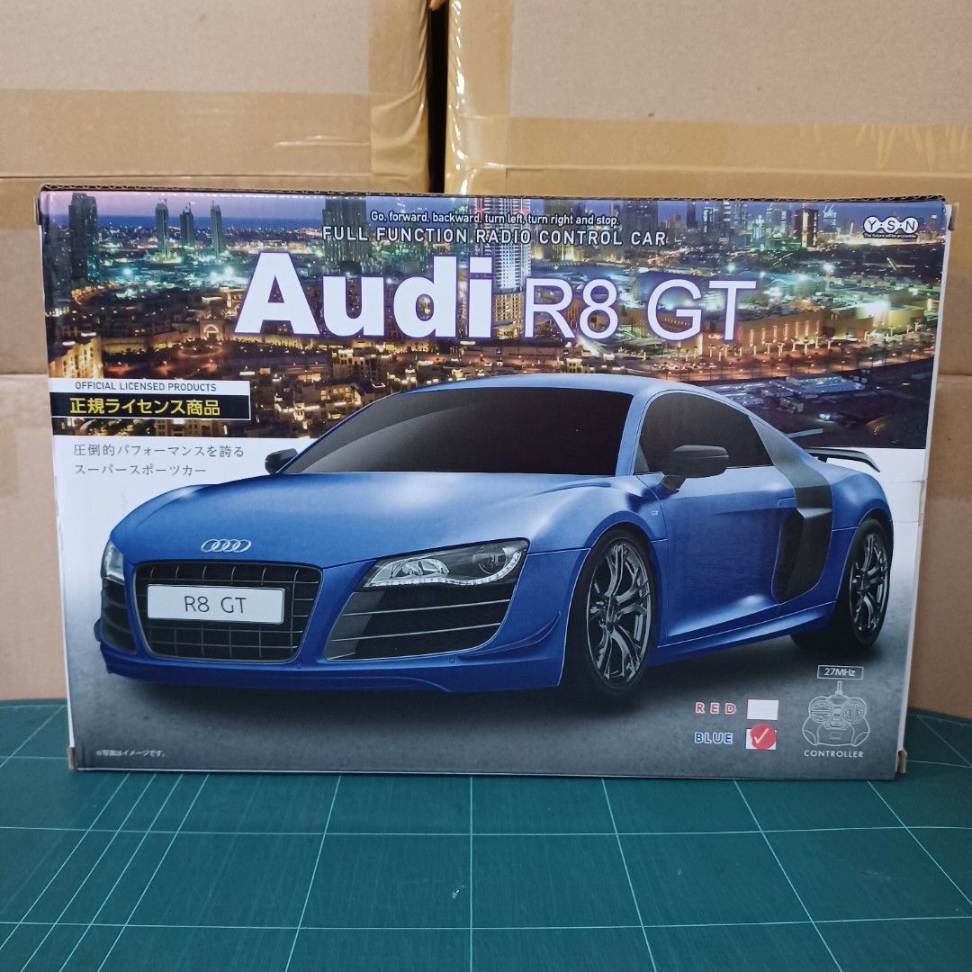 Audi R8 GT Full Function Radio Control Car (Blue), Hobbies & Toys, Toys ...