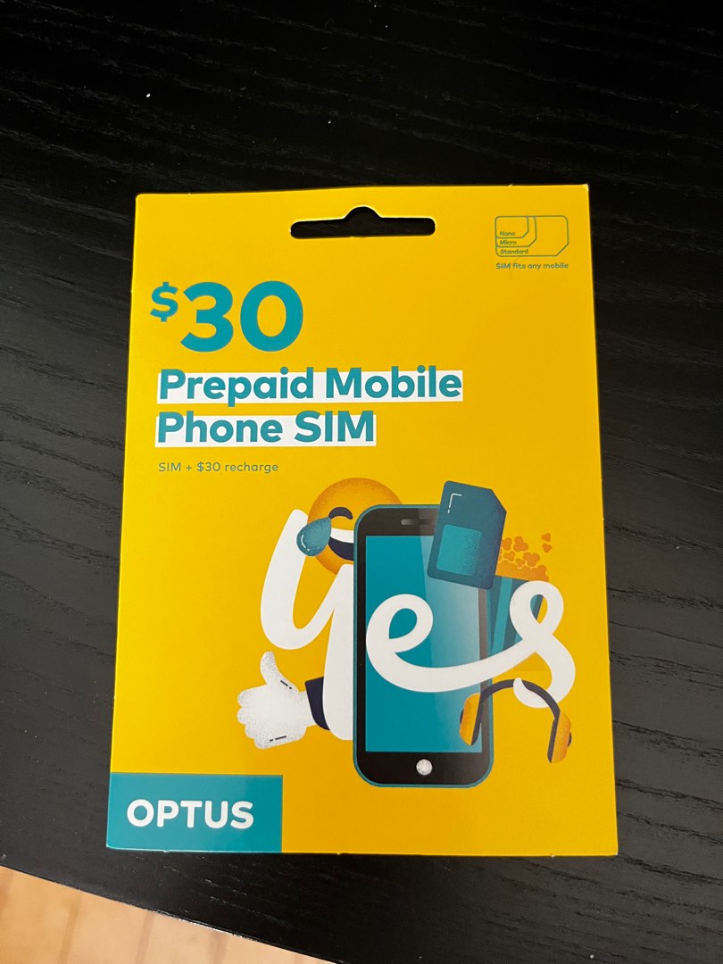 Australian SIM card OPTUS, Mobile Phones & Gadgets, Mobile & Gadget ...