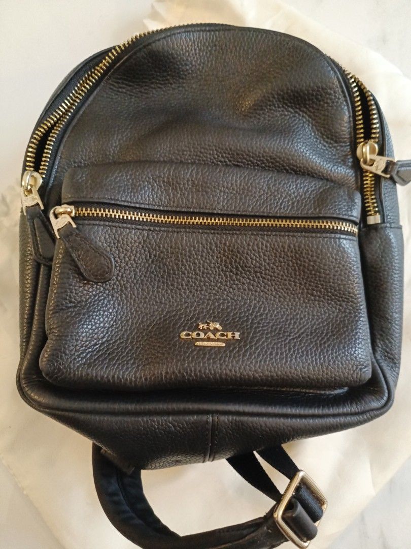 Authentic Coach Small Bagpack, Luxury, Bags & Wallets on Carousell
