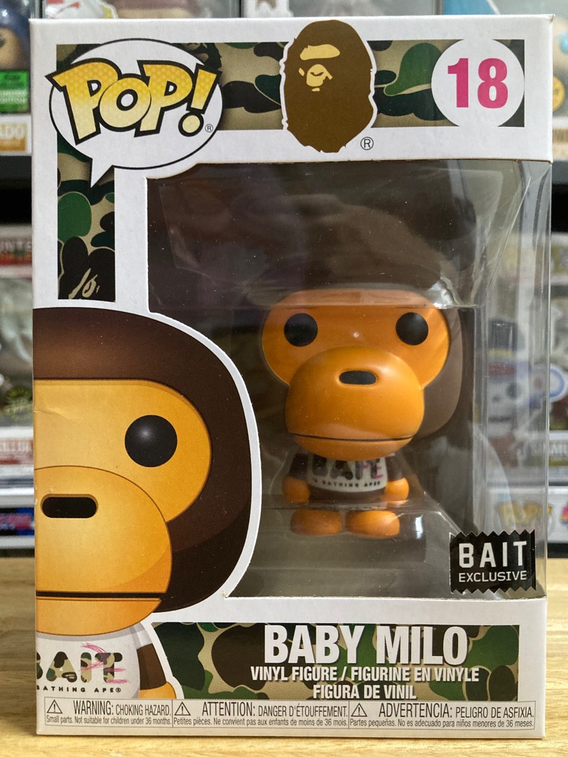Bait Exclusive Bathing Ape Baby Milo Funko Pop, Hobbies & Toys, Toys ...
