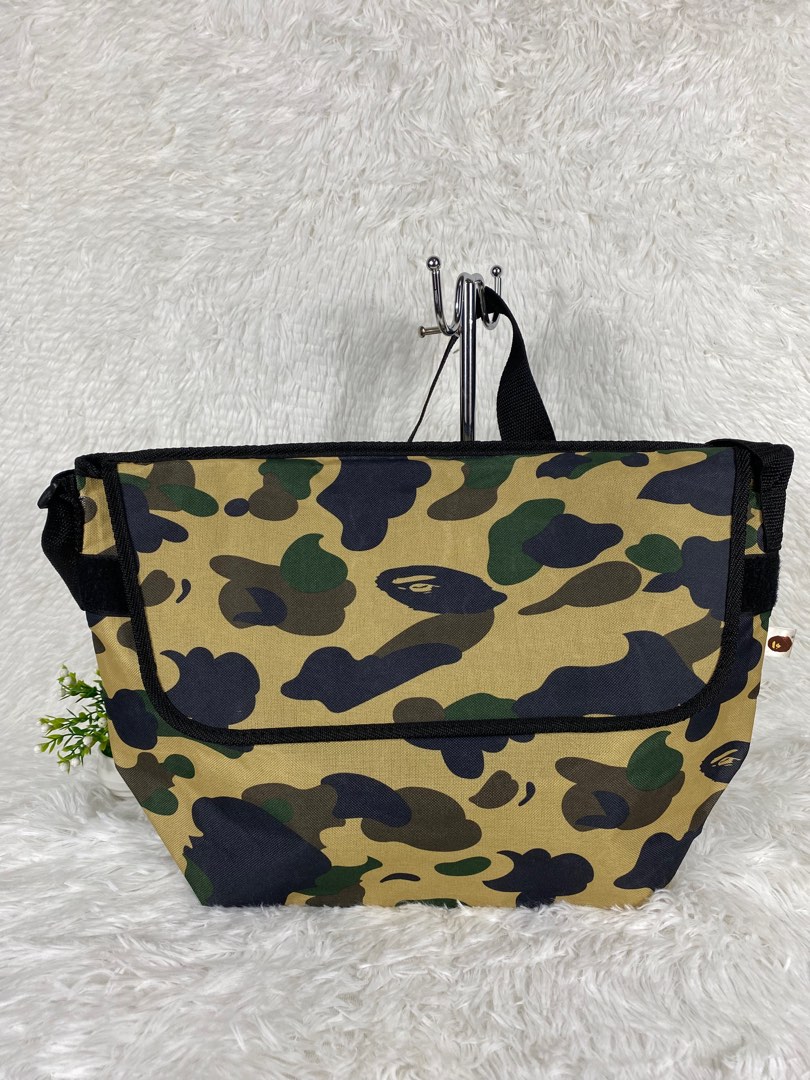 BAPE 1st Camou Messenger Bag, Luxury, Bags & Wallets on Carousell