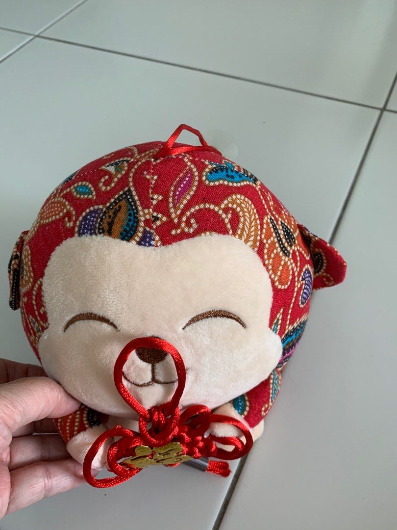 Batik Car Hanging Monkey for Prosperity, Hobbies & Toys, Collectibles ...
