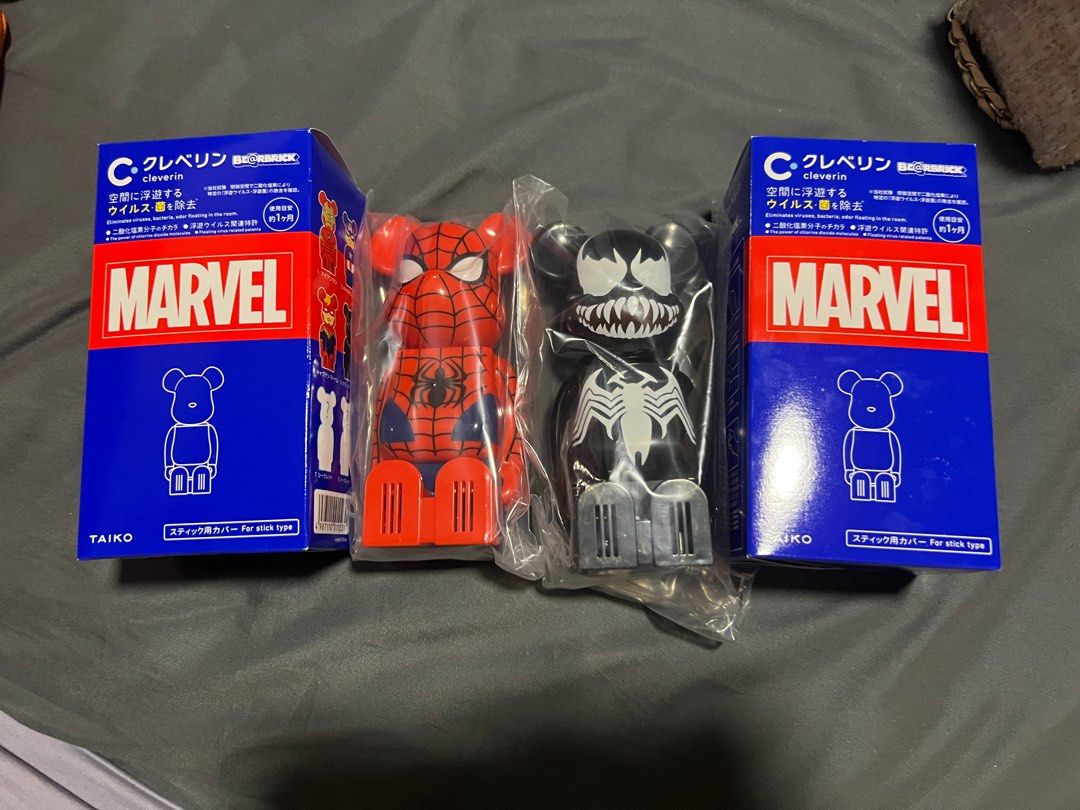 Bearbrick cleverin spider man,venom, Hobbies & Toys, Toys & Games on ... Bearbrick cleverin spider man,venom, Hobbies & Toys, Toys & Games on ...